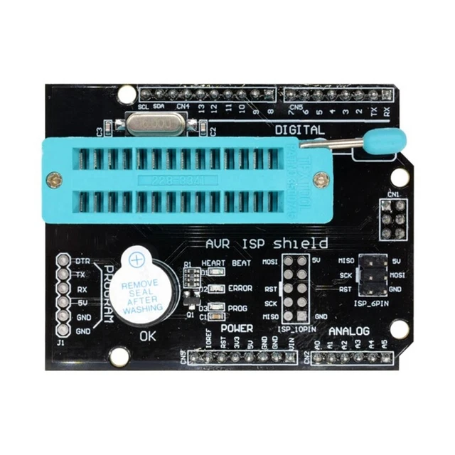 AVR ISP PROGRAMMATORE universale scheda di espansione scudo bootloader per 1598 EUR 8,09 ...