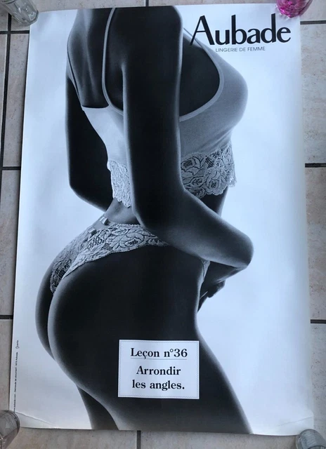AFFICHE LINGERIE AUBADE Lecon 36 63 X 93Cm EUR 23,00 - PicClick FR