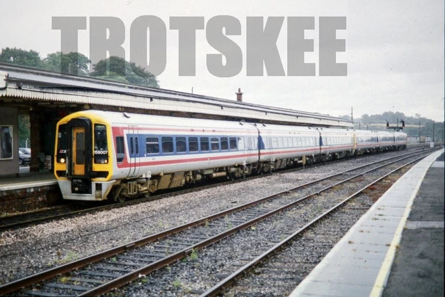 35MM SLIDE BR British Rail Diesel DMU Class 159 159007 Yoevil Junction ...