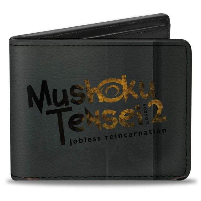 BUCKLE-DOWN MUSHOKU TENSEI Jobless Reincarnation Wallet, Bifold ...