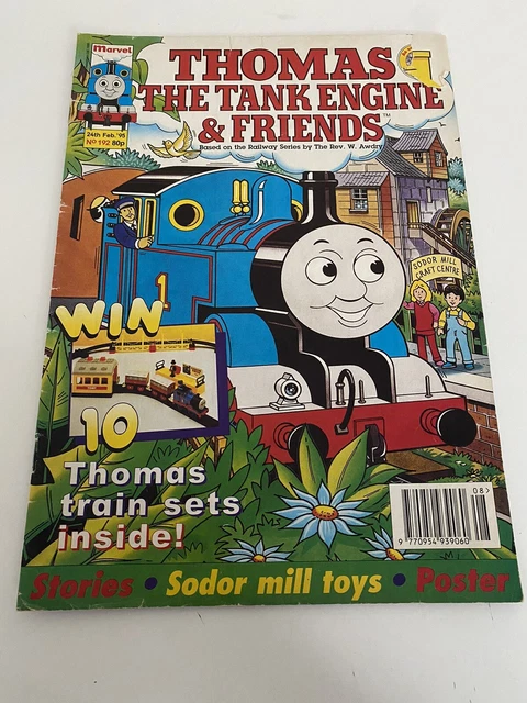 VINTAGE THOMAS THE Tank Engine & Friends Magazine 24th Feb 1995 Issue ...