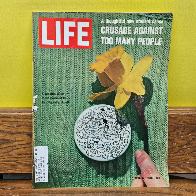 LIFE MAGAZINE APRIL 17 1970 Zero Population Growth Crusade Turkey ...