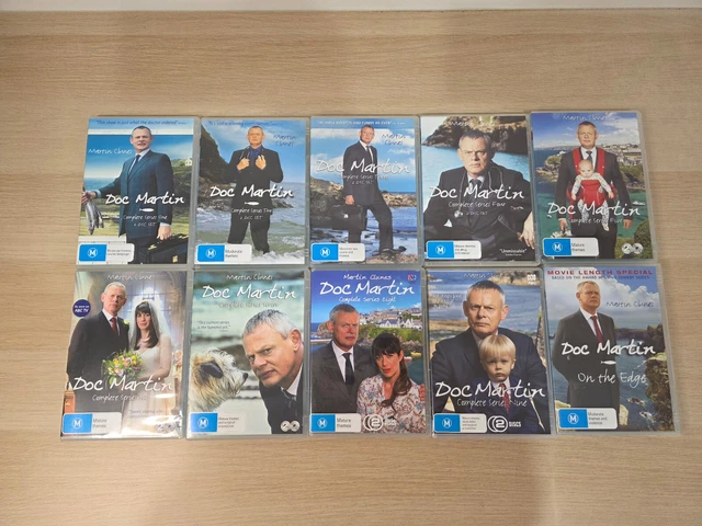 DOC MARTIN SEASON 1-9 Complete Series + Movie Region 4 PAL DVD Comedy ...