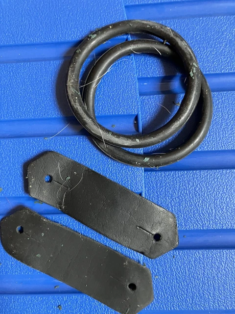 TWO SETS OF Spare Rubber And Leather Attachments For Peacock Safety ...