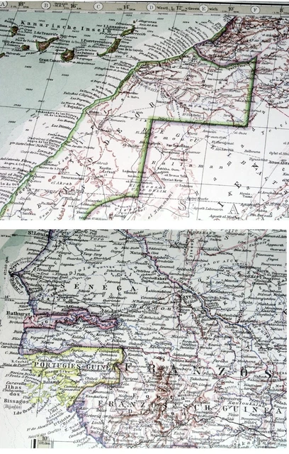 1932 ORIGINAL MAP Of Western Africa Rio De Oro Sahara Senegal Liberia ... 1932 ORIGINAL MAP Of Western Africa Rio De Oro Sahara Senegal Liberia ...