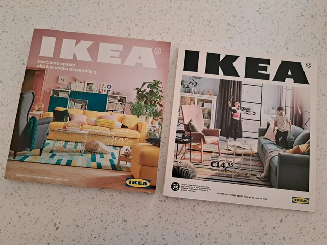 CATALOGO IKEA COPPIA di Cataloghi ANNO 2018 e 2019 Collezionismo Arredo BUONI EUR 12,50 ...