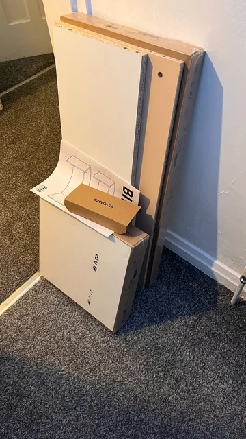 IKEA BILLY BOOKCASE height extender x3 - white £45.00 - PicClick UK