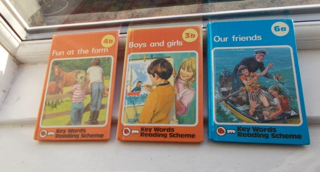3 X VINTAGE Ladybird Key Word Reading Scheme Books see photos for ...