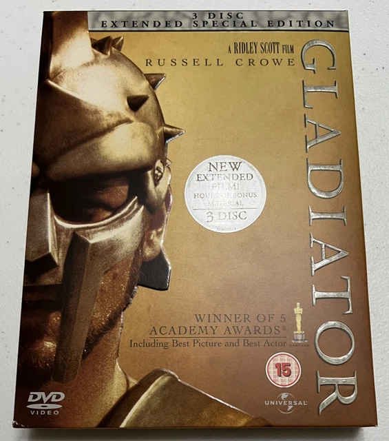 GLADIATOR (3 DISC Extended Special Edition) (DVD, 2005) £3.32 - PicClick UK