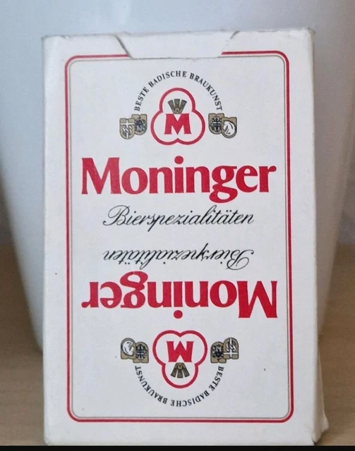 ORIGINAL UND VOLLSTÄNDIG Altenburger Skatblatt Brauerei Moninger ...