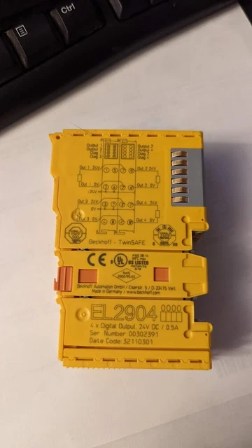 BECKHOFF EL2904 0.5A 24V DC 4-Channel Digital Output Module $120.00 - PicClick CA