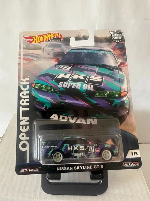 HOT WHEELS CAR Culture Nissan Skyline GT-R Open Track Real Riders L79 £ ...