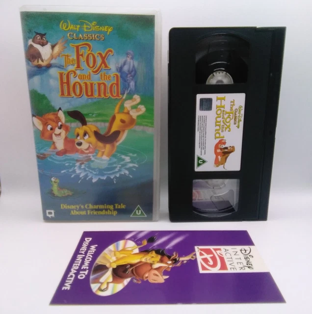 WALT DISNEY CLASSICS The Fox and The Hound On VHS Pal Video Cassette ...