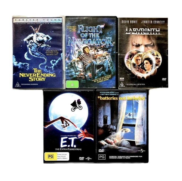 KID'S FANTASY ADVENTURE 5 x DVD Gift Bundle, Neverending Story ...