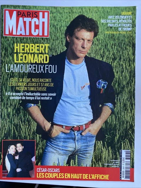 HERBERT LEONARD - Magazine Paris Match 2025 EUR 6,00 - PicClick FR