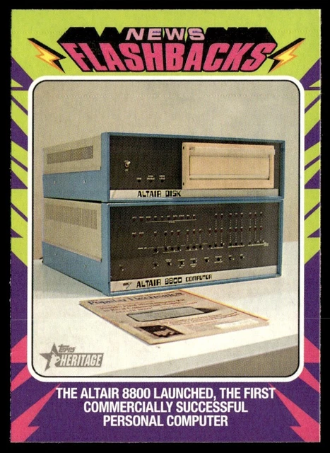 Altair 8800 2024 Topps Heritage News Flashbacks Card Nf 1 Computer Eur 414 Picclick It 