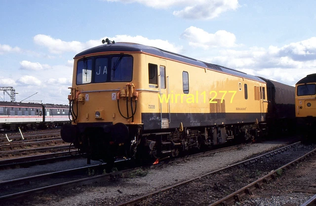 6X4 RAILWAY PHOTOGRAPH Class 73 73006 at Basford Hall yard, Crewe 21.08 ...