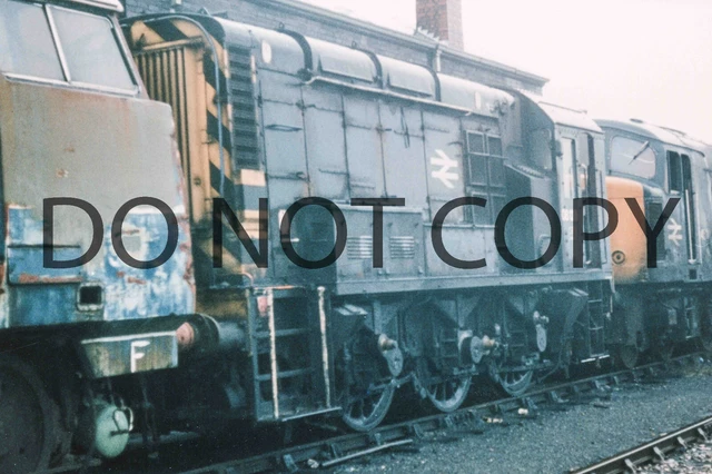 UK DIESEL TRAIN Railway Photograph Of Class 08 Shunter 08128. Rm08-580 ...