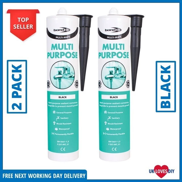 2XMULTI MATE HIGH Modulus Multi-Purpose Silicone Sealant Kitchen ...