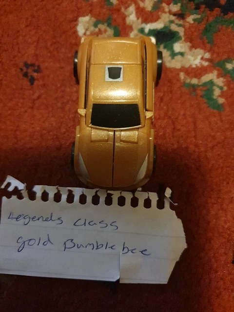 TRANSFORMERS ACTION FIGURE Gold Bumblebee RTS Legion/Legends Class 3-4 ...