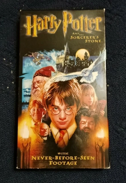 HARRY POTTER AND The Sorcerers Stone VHS Cassette Tape Movie W Slip ...