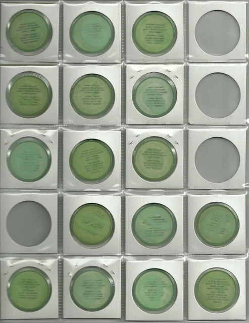 1960'S GENERAL MILLS 83 Different Flags Coins: Near Set /100 Very Rare ...