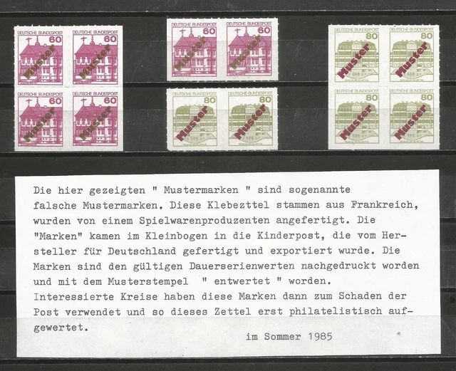 DS BURGEN UND Schlösser "MUSTERMARKEN" EUR 1,55 - PicClick DE