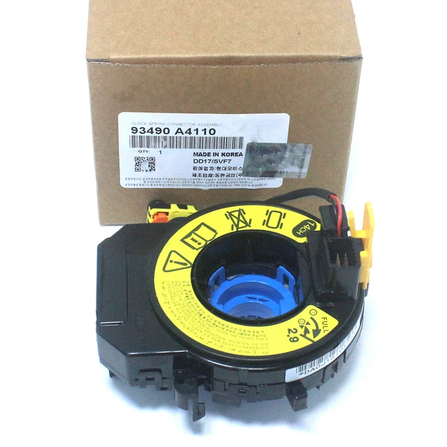 STEERING WHEEL CLOCK Spring 93490A4110 for Hyundai i10 Kia Forte Koup ...