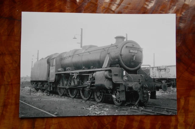 BR LMS STANIER Class 5 No 45257 Steam Locomotive Photograph £0.99 ...