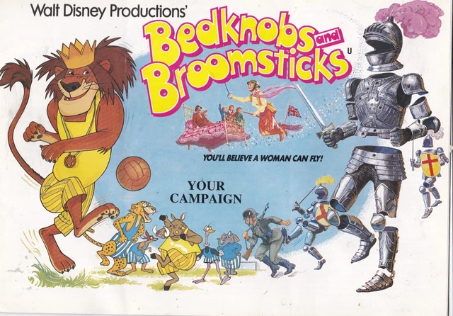 WALT DISNEY PROMOTIONAL booklet Bedknobs and Brooksticks 1979 £3.83 ...