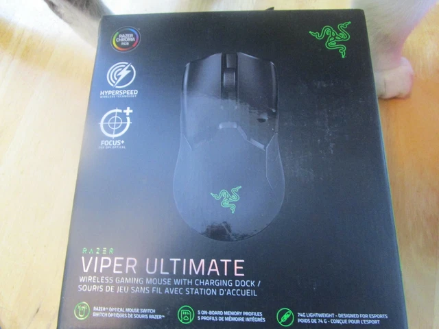 RAZER VIPER ULTIMATE Wireless Gaming Mouse With Dock - Black (NEW) $101 ...