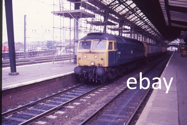 ORIGINAL 35MM RAILWAY SLIDE BR DIESEL 47530 AT PRESTON on 23/9/86. £3. ...