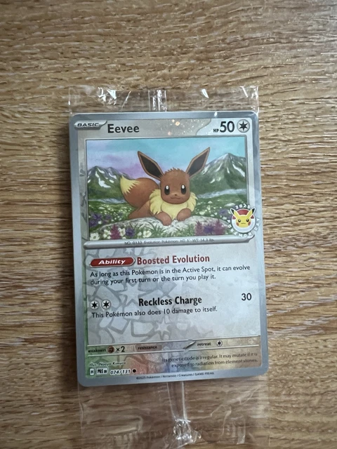 NEW EEVEE POKEMON Day 2025 Promo Card 074/131 TCG £16.22 - PicClick UK