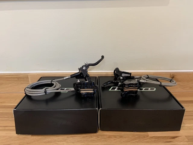 HOPE TECH 3 V4 Brake Set - Front & Rear - Braided Lines - Black - £345. ...