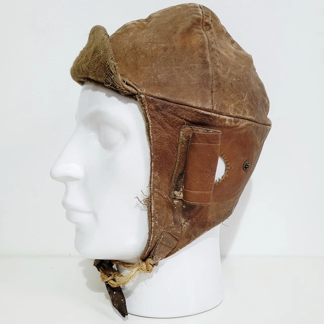 WW1 RFC RNAS Flying Helmet Leather Pilot Hat British Army Wwi Military ...