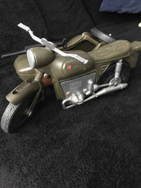VINTAGE ACTION MAN German Cherilea Motorcycle & Sidecar 1980S Bike ...