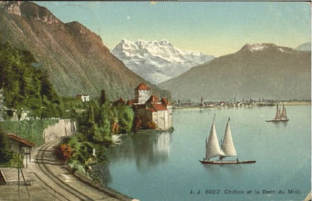 10568428 CHATEAU CHILLON Chillon x 1909 Montreux EUR 5,75 - PicClick FR