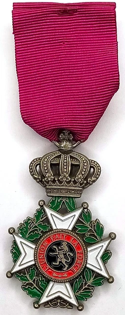 BEAUTIFUL BELGE ORDER of LEOPOLD Belgian Medal. Copies. £15.40 ...