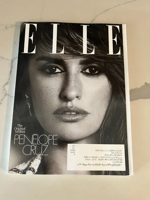 ELLE MAGAZINE, FEBBRAIO 2024, The Original Mother PENELOPE CRUZ EUR 7 ...