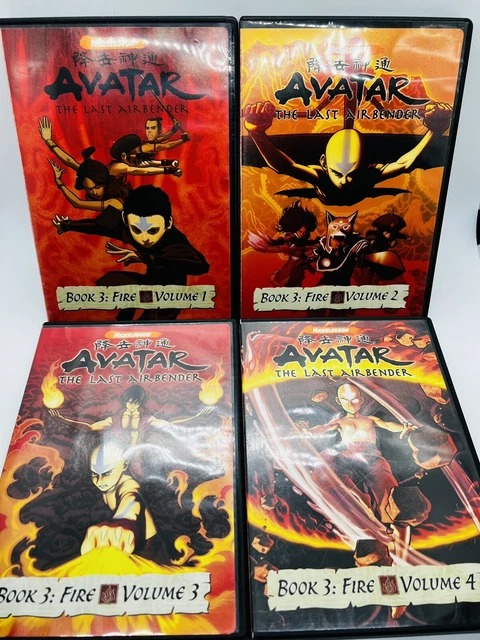 NICKELODEON AVATAR THE Last Airbender DVD Set Complete Book Collection ...