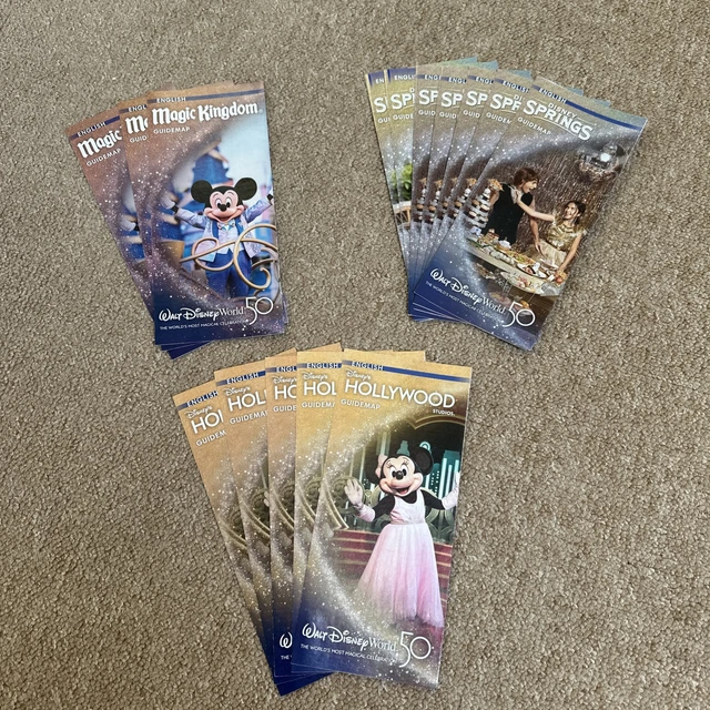 DISNEY ORLANDO FLORIDA Walt Disney World Guide Map 2022 £3.94 - PicClick UK