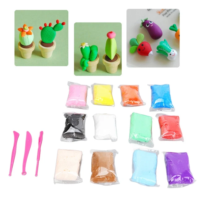 AIR DRY CLAY 12 Color Space Clay Ultra Light Soft Clay DIY Modeling ...