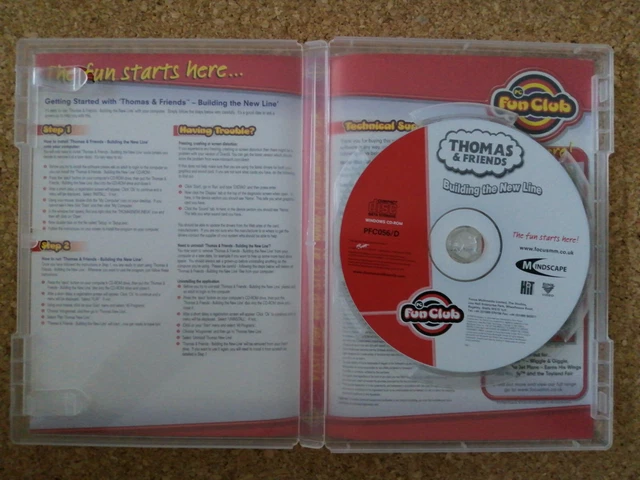 THOMAS THE TANK Engine and & Friends: “Building the New Line” - PC CD ...