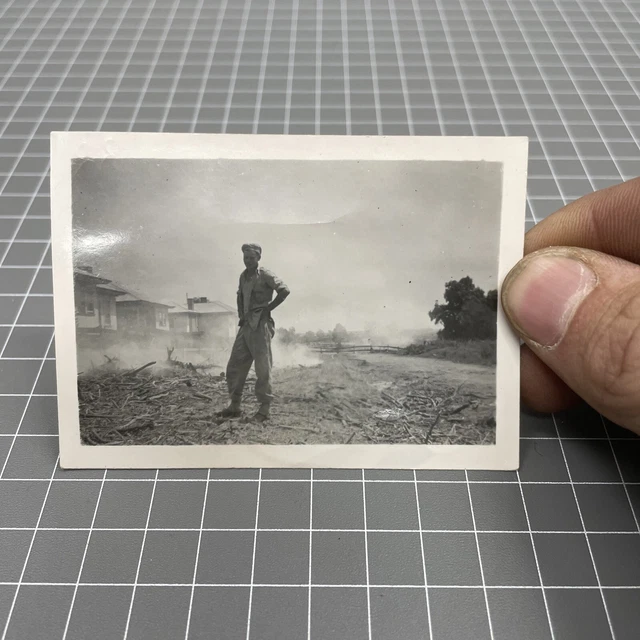 ORIGINAL VINTAGE PHOTO Photograph WAR AIF ANZAC WW2 Rising Sun Art BW ...