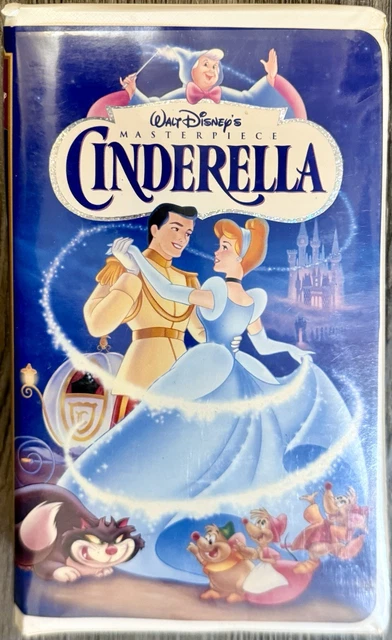 RARE WALT DISNEY Masterpiece Collection Cinderella 1995 VHS #5265 ...