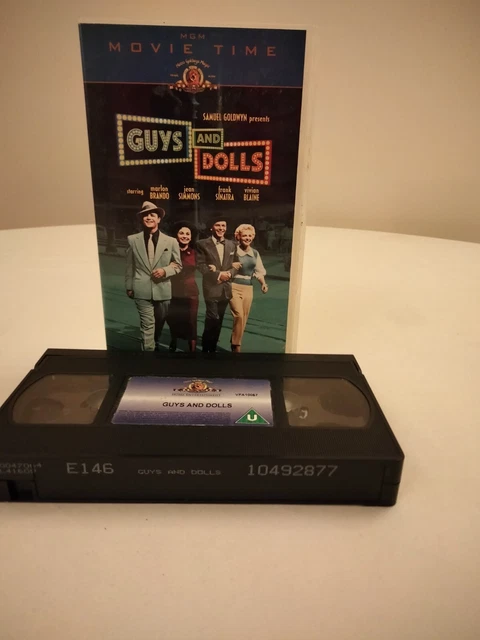 GUYS AND DOLLS VHS 2001 Marlon Brando Jean Simmons Frank Sinatra Vivian Blaine £5.45 - PicClick UK