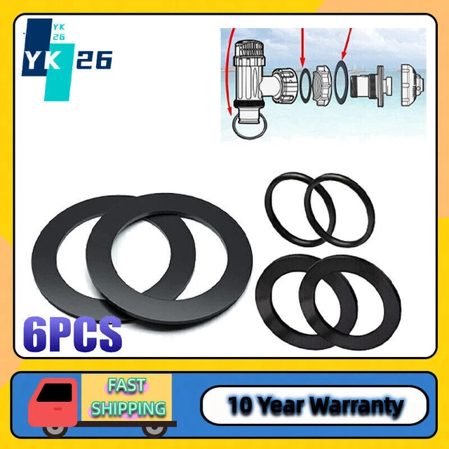 RUBBER FLAT ROUND Ring Washer Seal Gaskets for Intex Pool Plunger ...