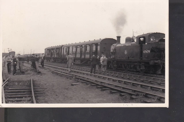 LOCOMOTIVE 47494 @ Swansea East Dock - 1956 Postcard-sized Real Photo £ ...