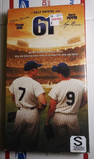 61* (VHS; 2001) Billy Crystal New York Yankees Baseball Movie HBO Ex ...