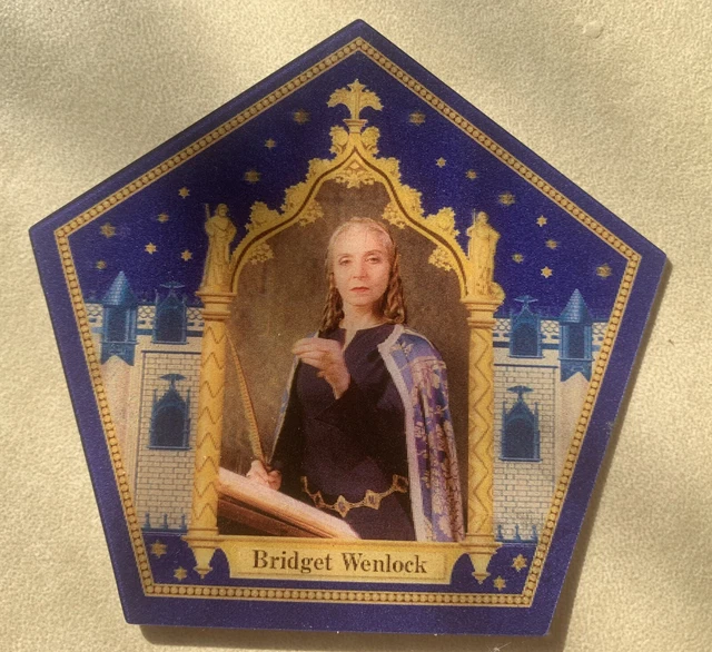HARRY POTTER BRIDGET Wenlock Wizard Chocolate Frog Card (From Universal ...